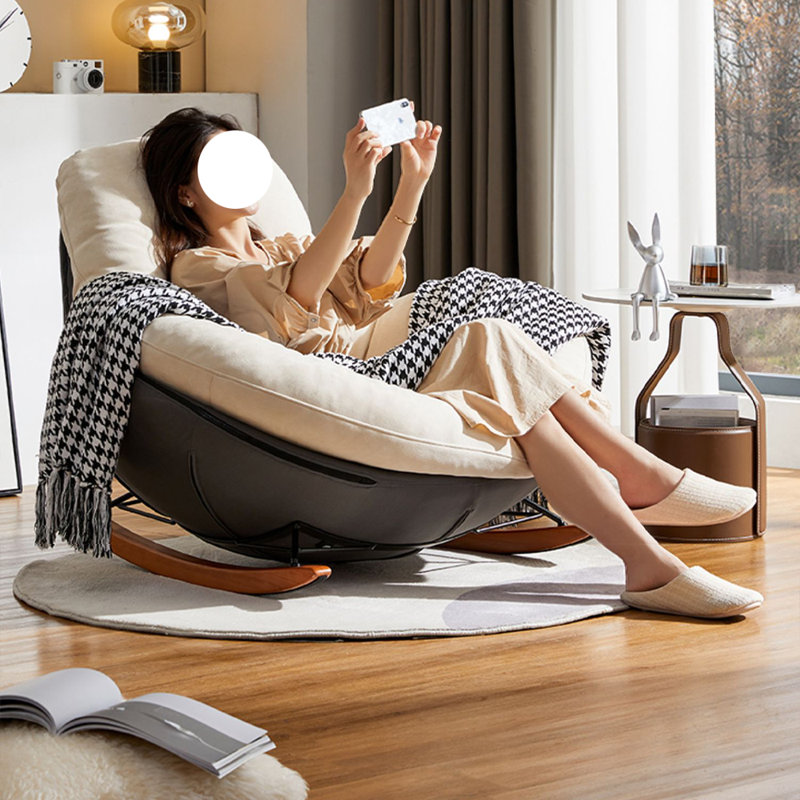 Elevat Home Penguin Rocking Chair Single Lazy Couch Chair Balc Rocking ... Elevat Home Penguin Rocking Chair Single Lazy Couch Chair Balc Rocking ...